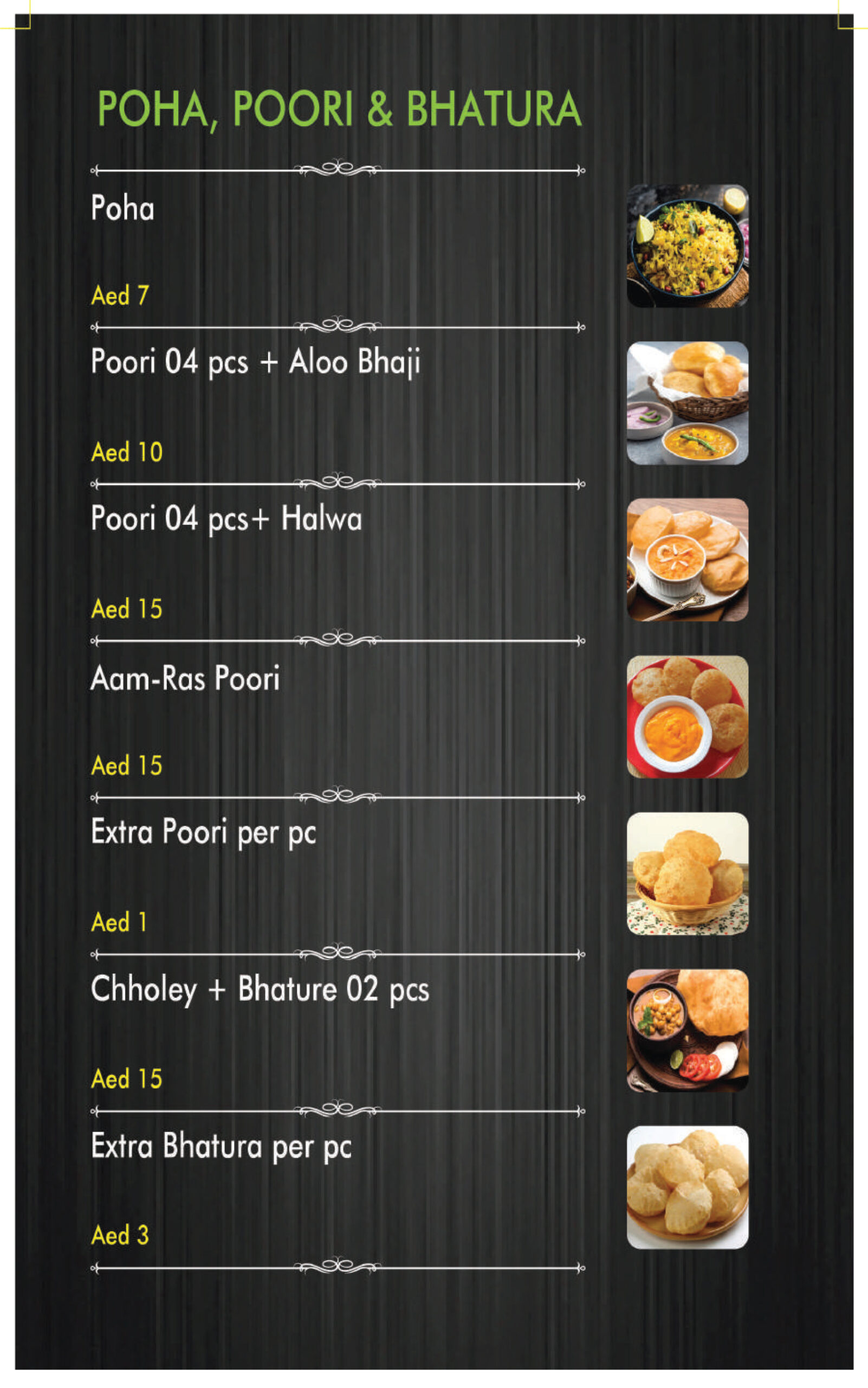 menu-book - Authentic Indian Food in Dubai